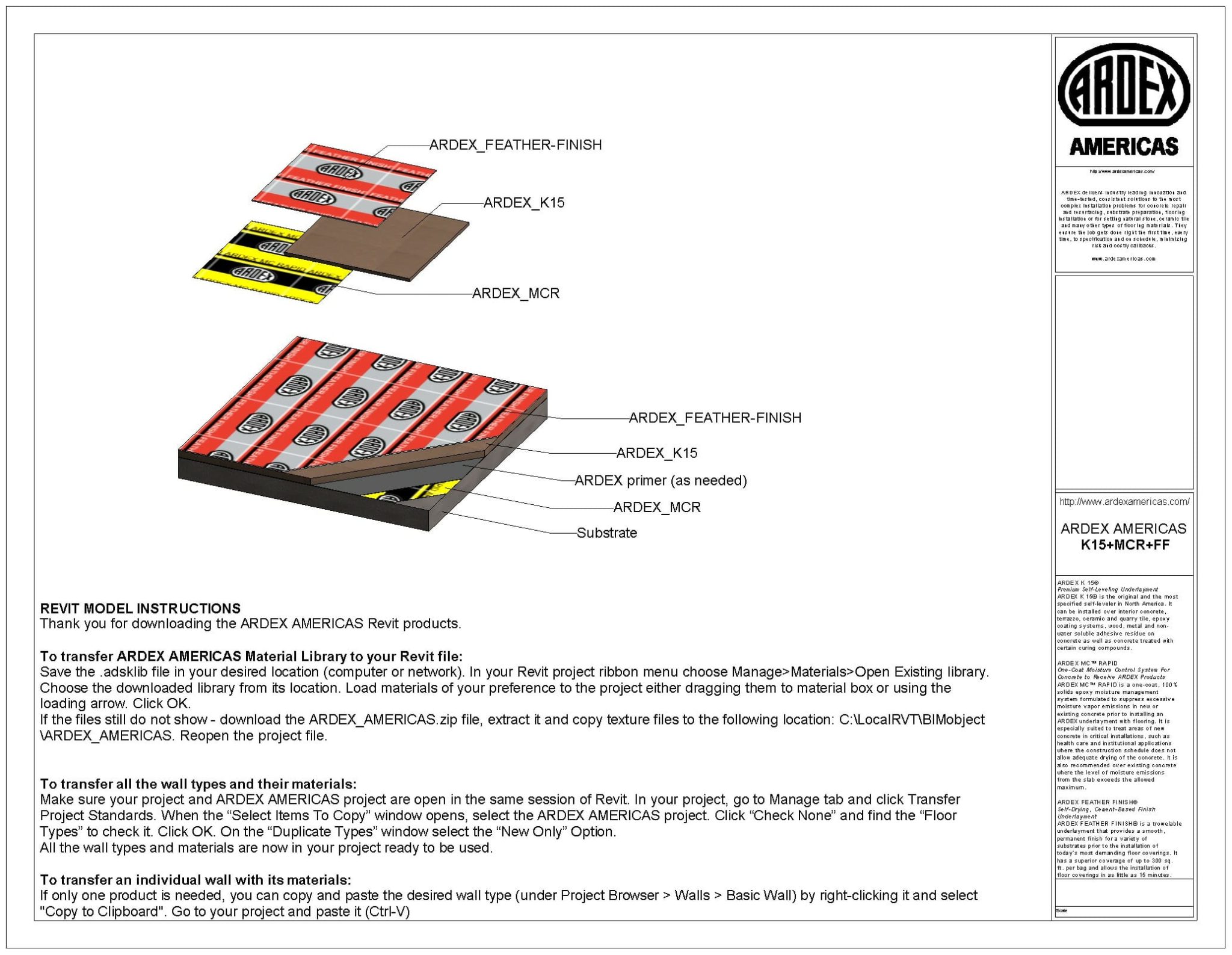 In Collaboration with BIMobject®, Select ARDEX Products Now Available ...