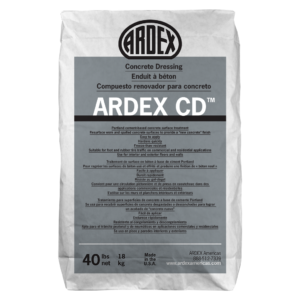 ARDEX CD concrete dressing is used for concrete resurfacing