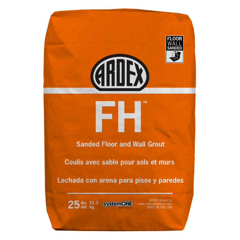 ARDEX FH sanded floor and wall grout is easy to apply