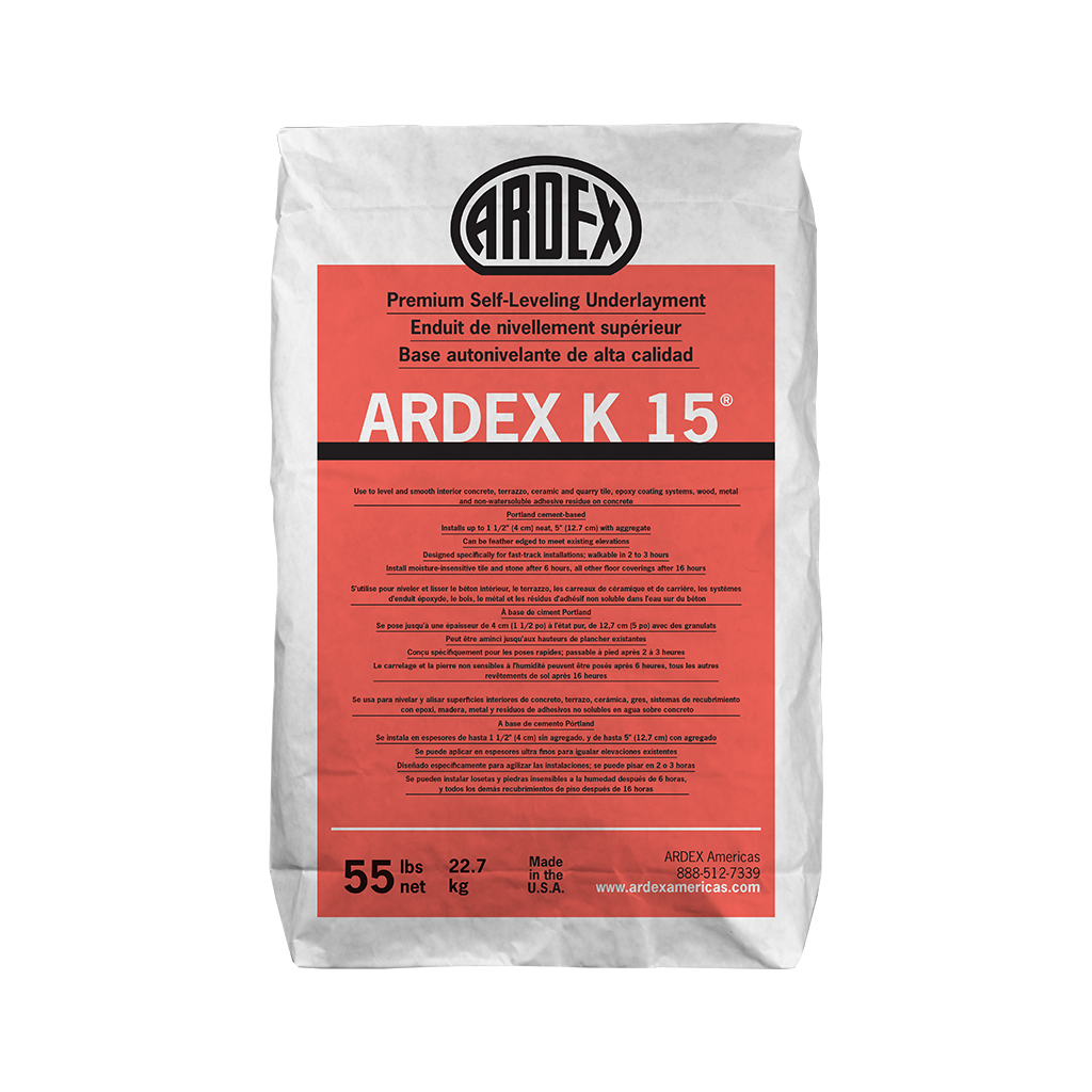 ARDEX K 15® - Choose the benchmark, ARDEX K 15 self-leveling underlayment