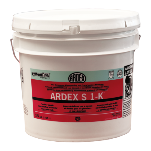 ARDEX S 1-K is a one-component waterproofing membrane