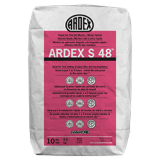 ARDEX S 48 rapid-set mortar/ mastic hybrid for glass tile