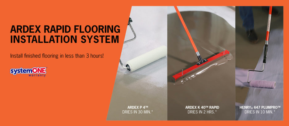 ARDEX Rapid Flooring Installation System