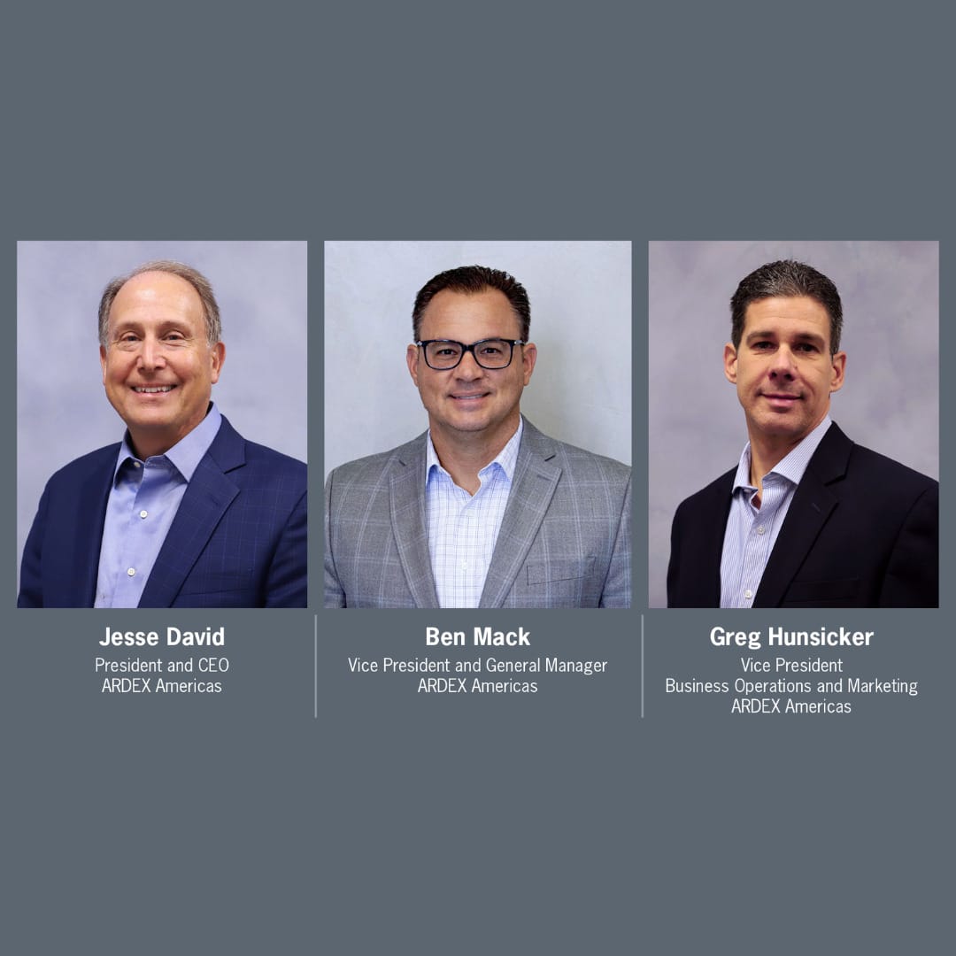 ARDEX Americas Announces New Corporate Management Structure - ARDEX Americas