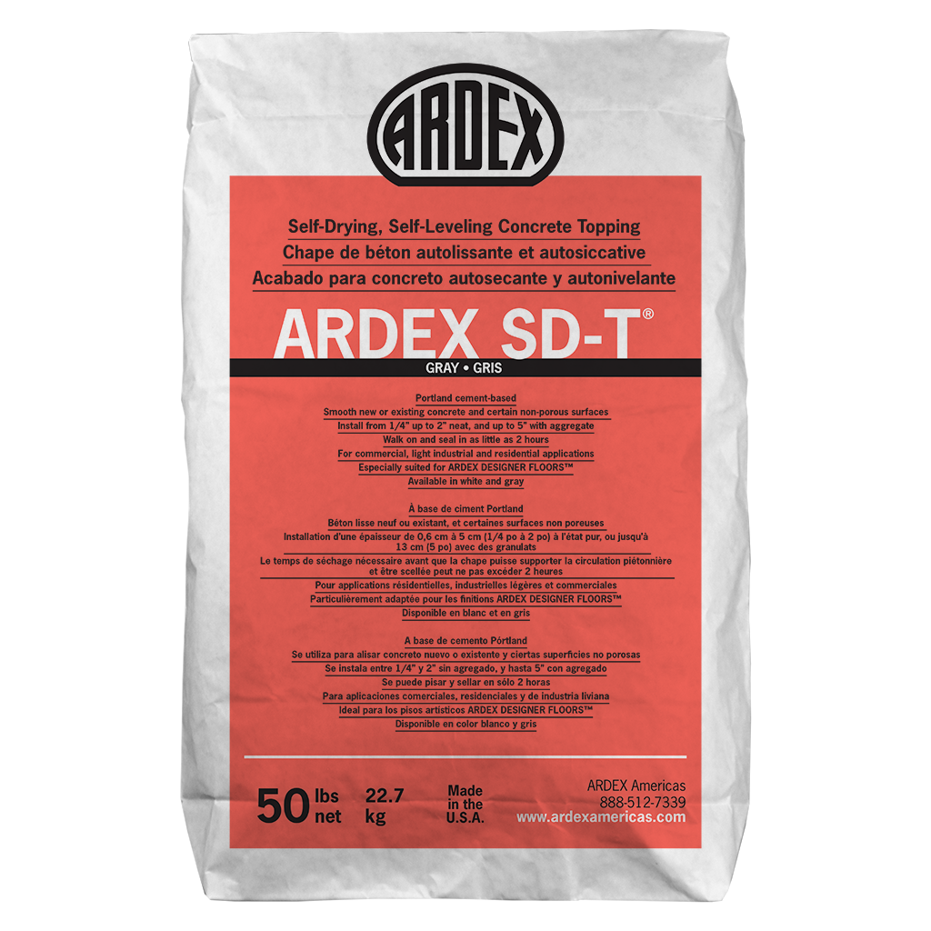 ARDEX SD-T self-drying, self-leveling concrete topping