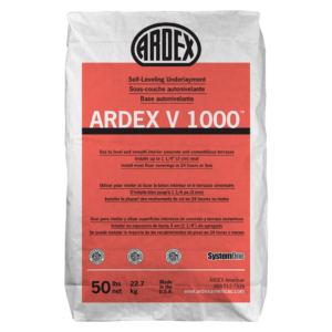 ARDEX V 1000™ Self-leveling underlayment dries in 24 hours or less for ...